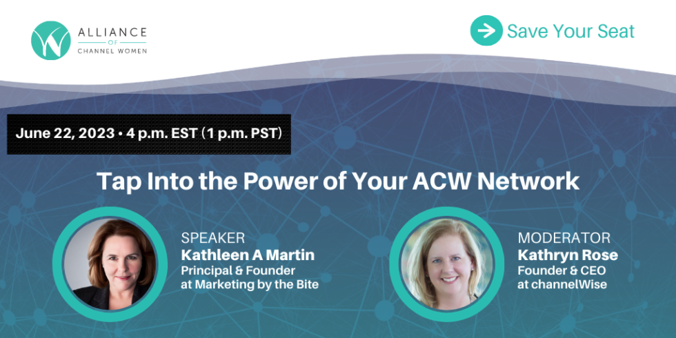 Tap Into the Power of Your ACW Network - Alliance of Channel Women